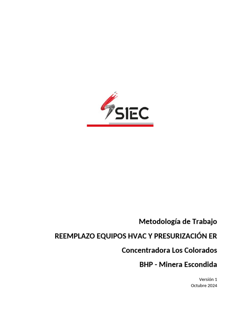 Mel-Metodologia Revb Hvac Siec | PDF | Valores | Planificación
