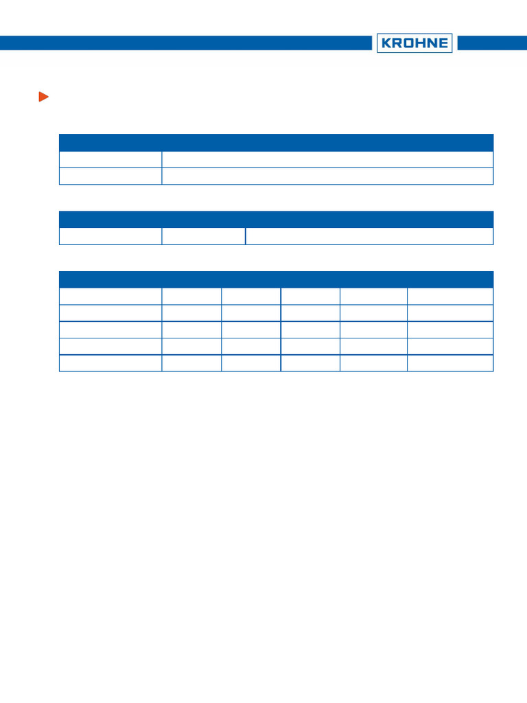 OPTIMASS 6000 Specifications Overview | PDF | Flow Measurement | Fluid Dynamics