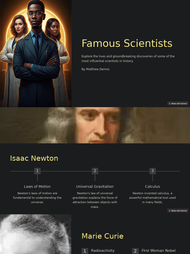 Famous Scientists | PDF | Scientist | Physics