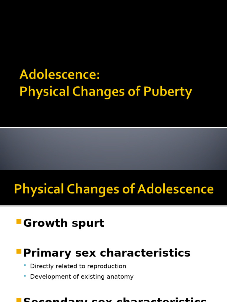 3310 Adolescent Physical Dev Puberty Sexuality Posted Pdf