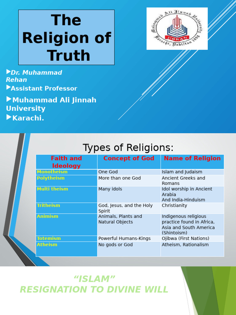 The Principles of Islam | PDF | Muhammad | Monotheism