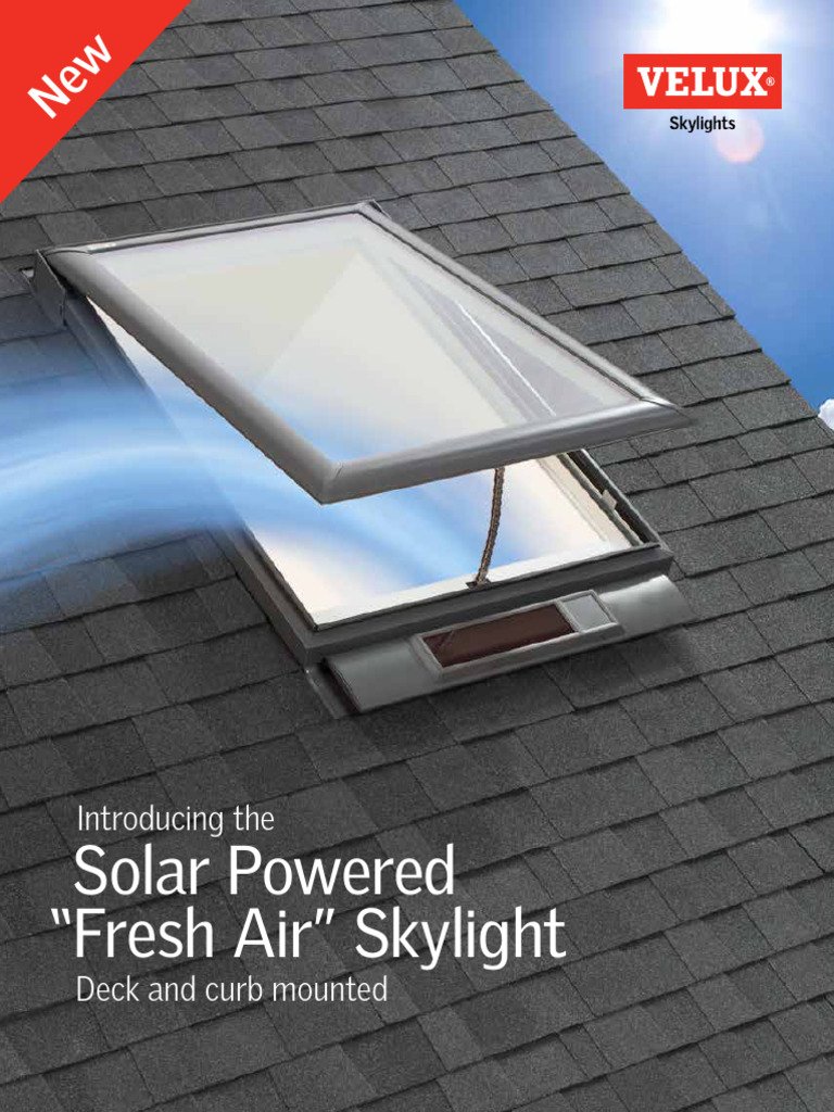 Solar Powered Fresh Air Skylight Overview | PDF | Building Engineering ...
