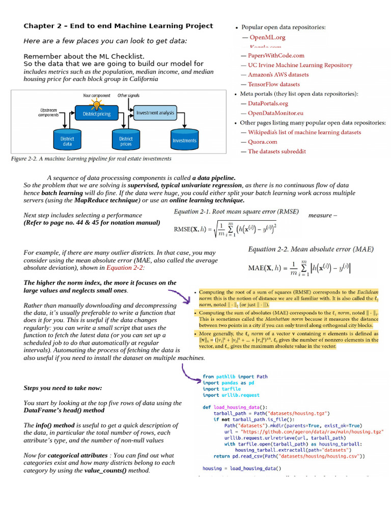 ML Book Notes | PDF | Dependent And Independent Variables | Sampling ...