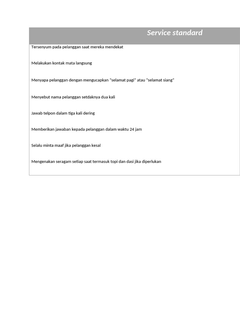 Service Standard | PDF