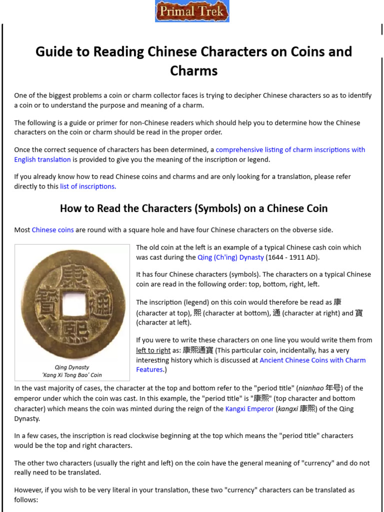 How To Read and Understand The Meaning of Inscriptions (Symbols) On ...