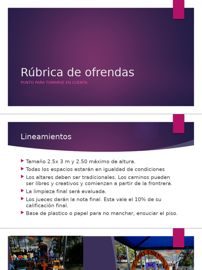 Clase Ofrendas | PDF | Altar