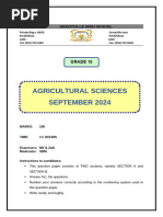 Agricultural Sciences p2 Gr11 Memo Nov2024 - English - Watermark | PDF | Fruit | Fertilizer