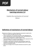 Mechanism of Labour | PDF | Pelvis | Anatomical Terms Of Motion