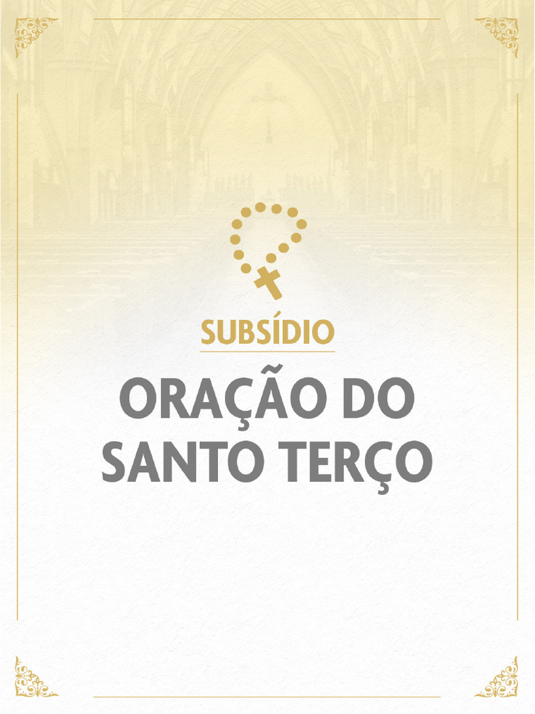 Oracao Terco Pdf Rosário Oração