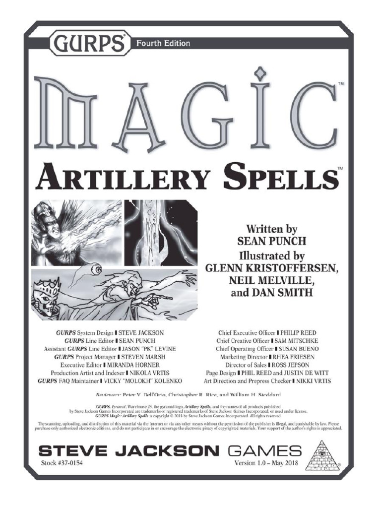 Gurps Artillery Spells | PDF