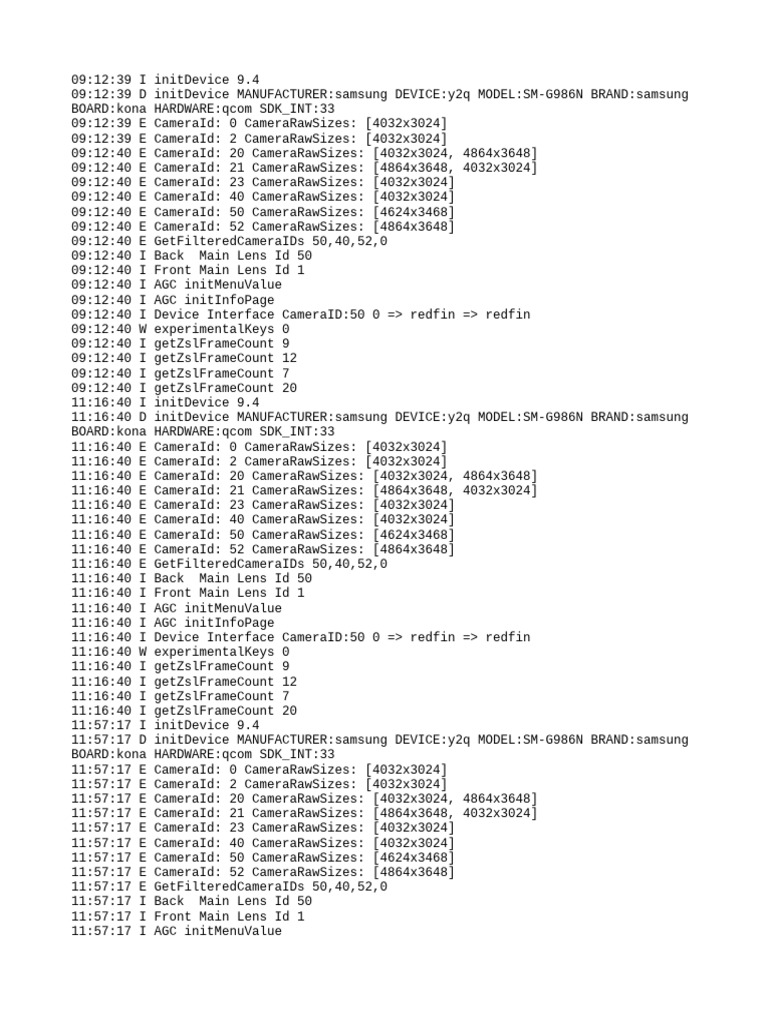 Log 20241020 | PDF | Android (Operating System) | Tablet Computer