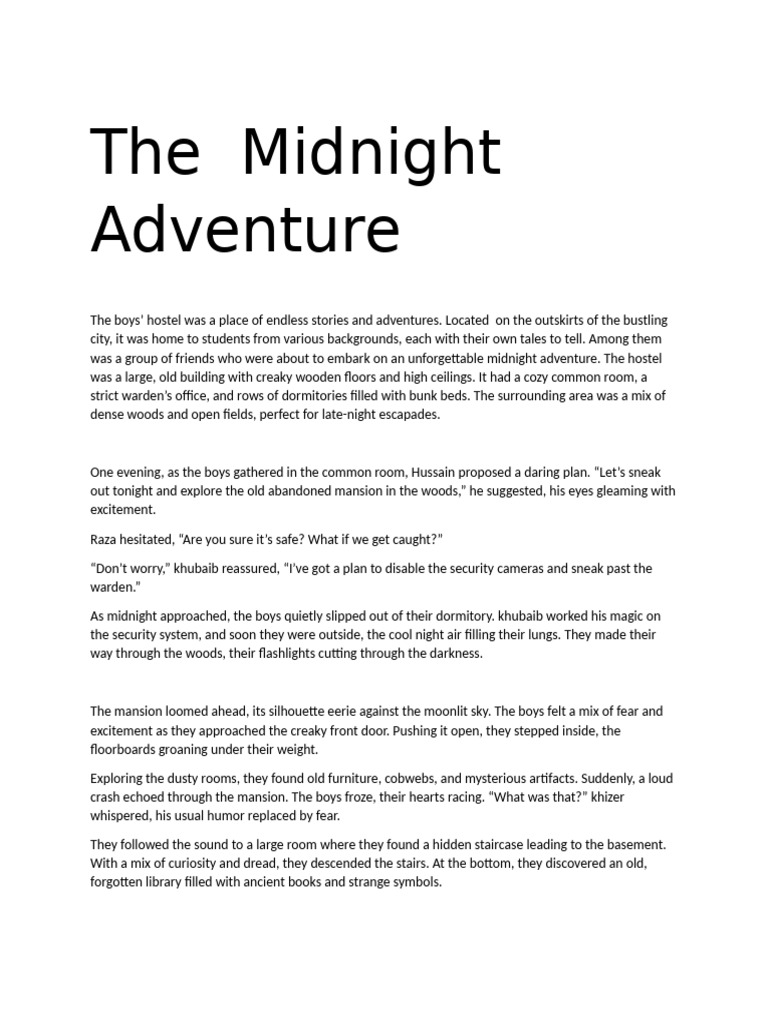 The Midnight Adventure | PDF
