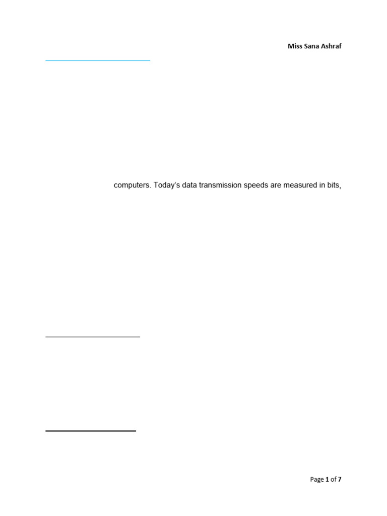 Data Transmission Speeds and Satellite Wireless Communication | PDF ...