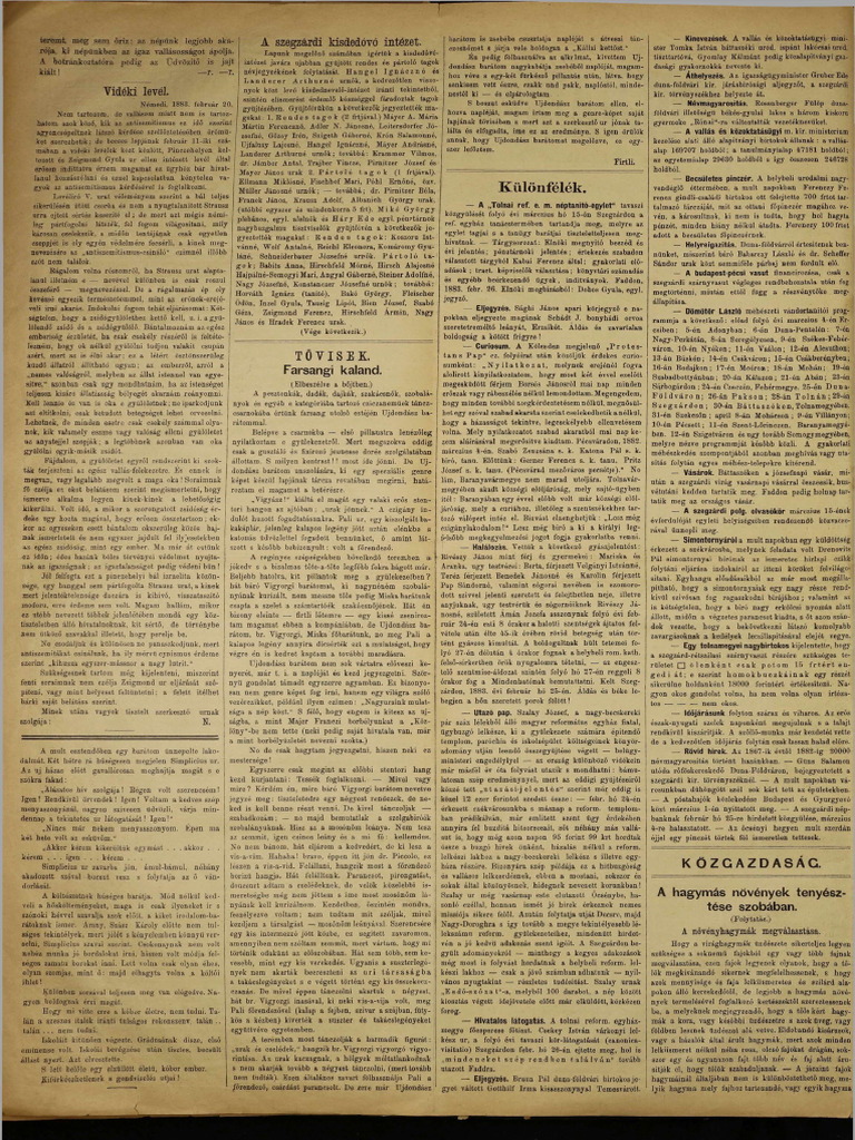 TolnamegyeiKozlony 1883 Pages38-38 | PDF
