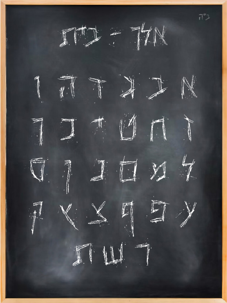 Alef Beis Chalk | PDF