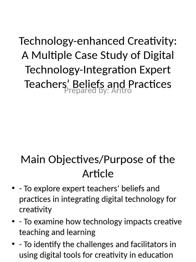 Enhancing Creativity with Digital Tools | PDF | Computers