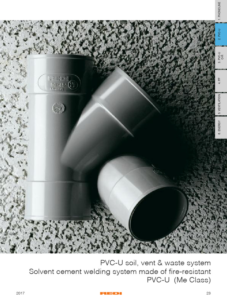 REDI - Ficha Técnica | PDF | Polyvinyl Chloride | Pipe (Fluid Conveyance)