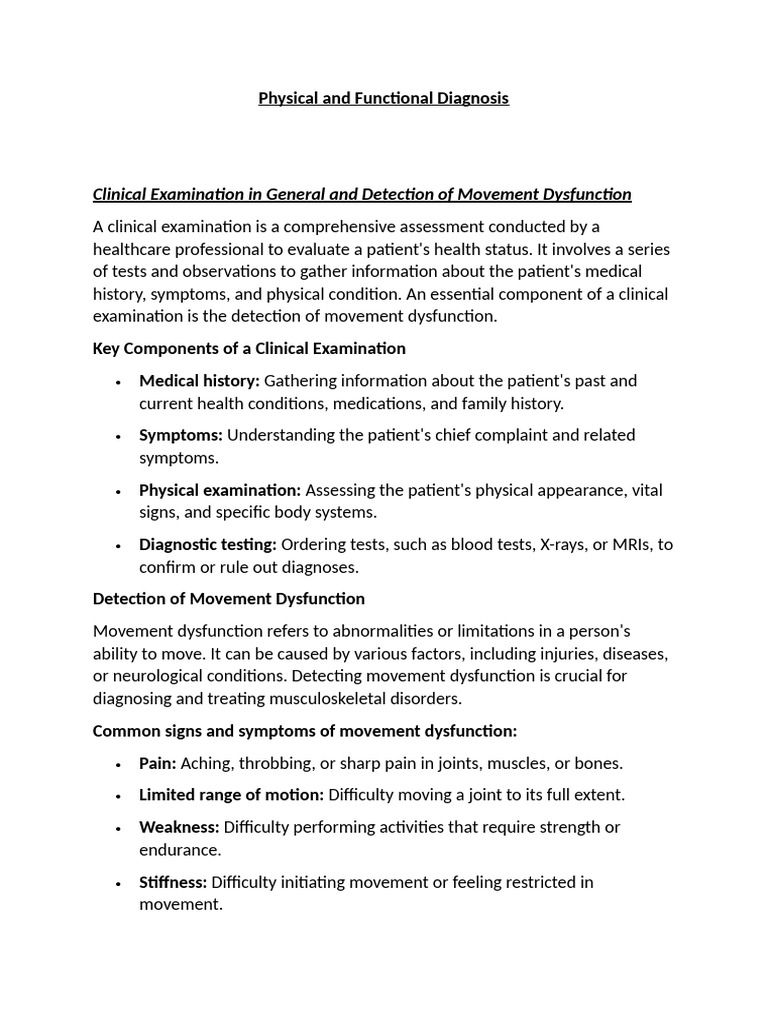 Physical and Functional Diagnosis Guide | PDF | Exhalation | Heart