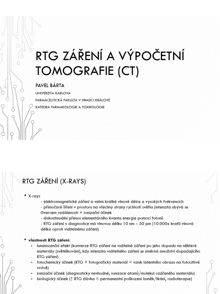 RTG A Ultrazvuk | PDF