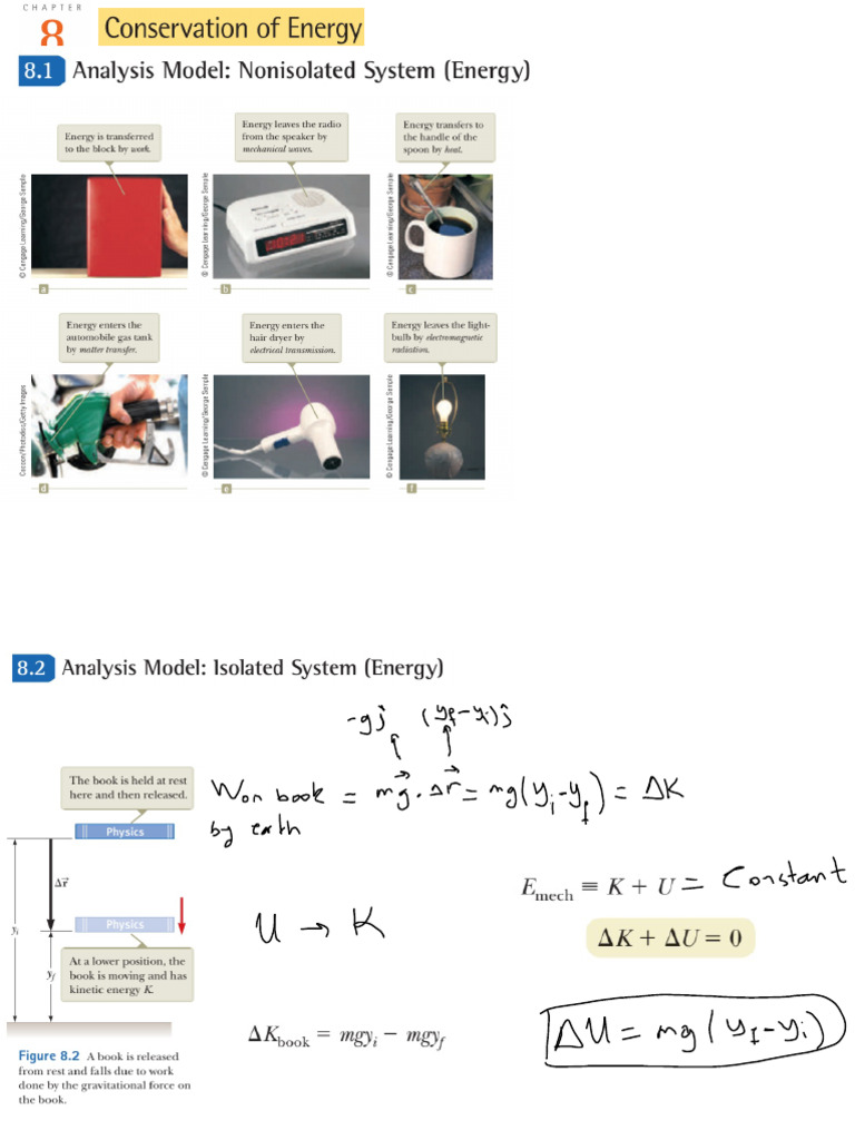 Chapter 8 Conservation of Energy | PDF