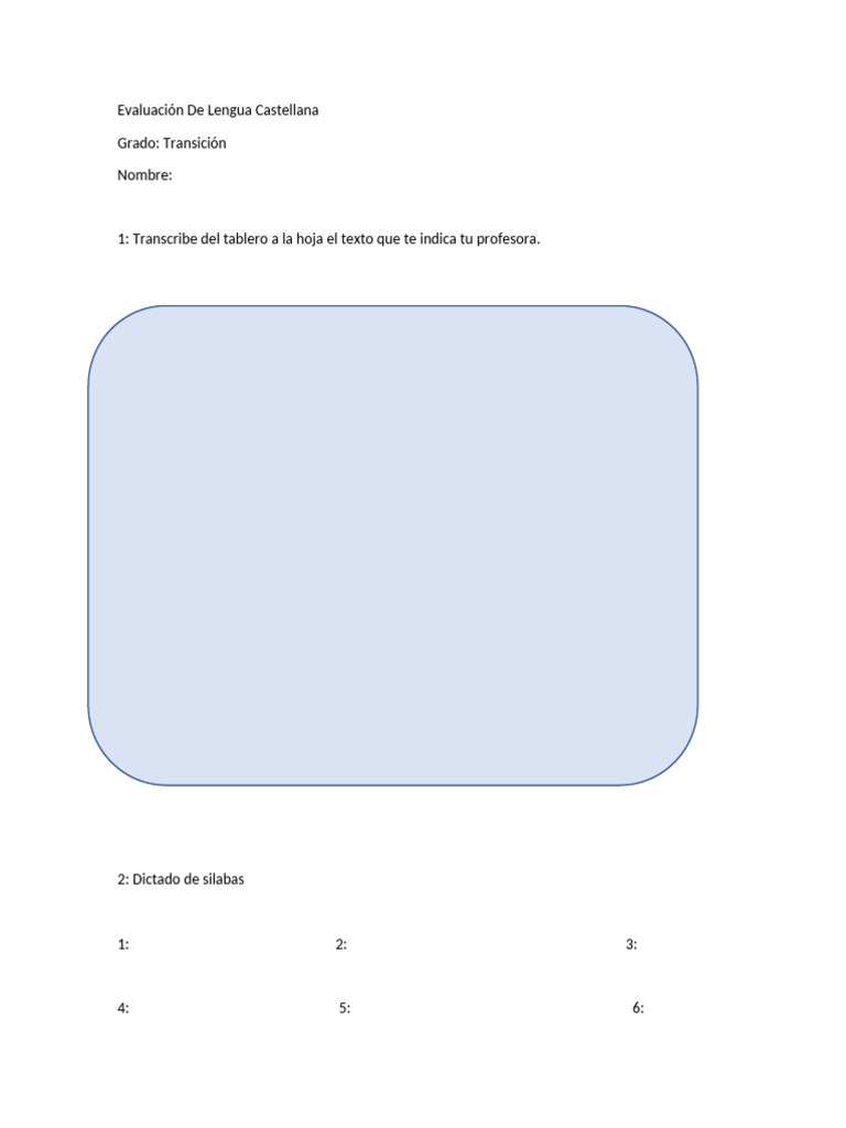 Lengua Castellana Transicion | PDF