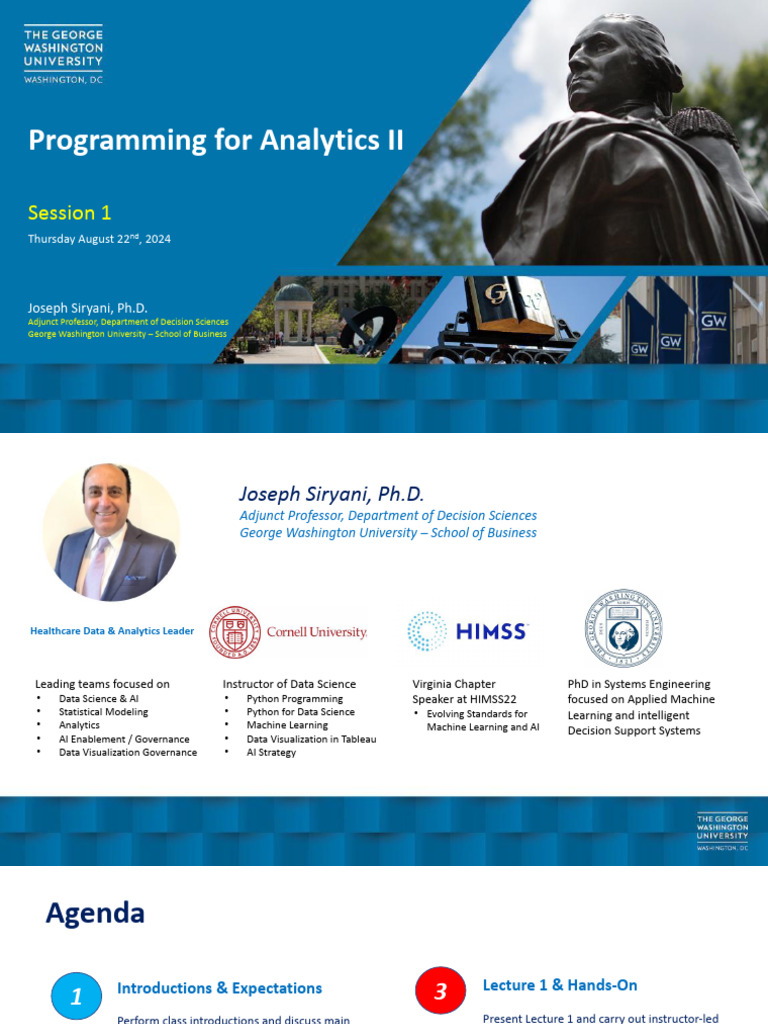 Session1 - Analytics For Programming II - Siryani - 082224 | PDF ...