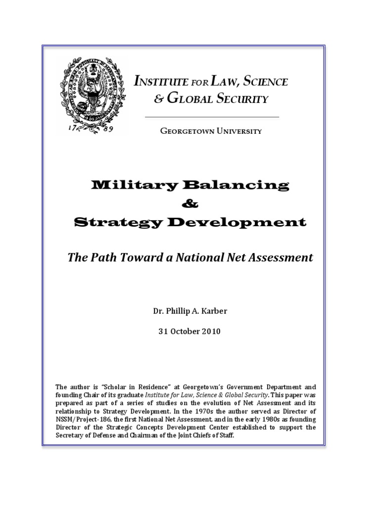 Karber Military Balance & Strategy 2010 | PDF | Franklin D. Roosevelt ...