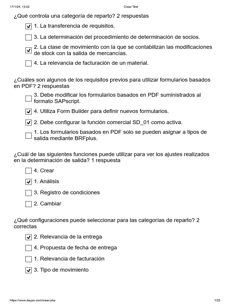 Crear Test | PDF | Business