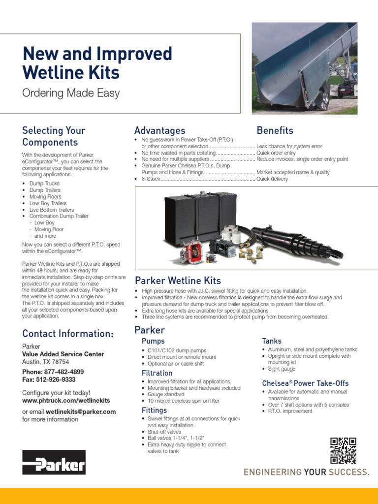 Wetline-Kit-Flyer | PDF | Pump | Truck