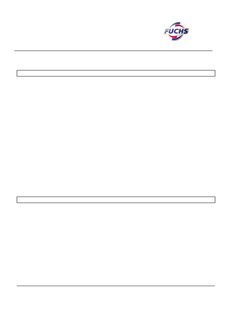 Marine Renolin B 68 HVI Safety Data Sheet | PDF | Working Conditions ...