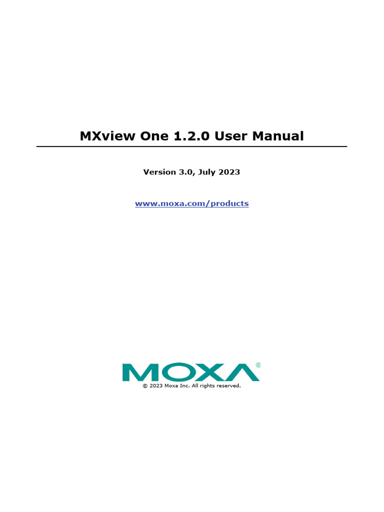 moxa-mxview-one-series-manual-v3.0 | PDF | Installation (Computer ...
