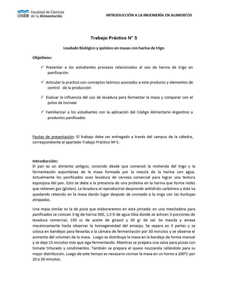 Leudado en Panificación: Prácticas y Teoría | PDF | Panes | Trigo