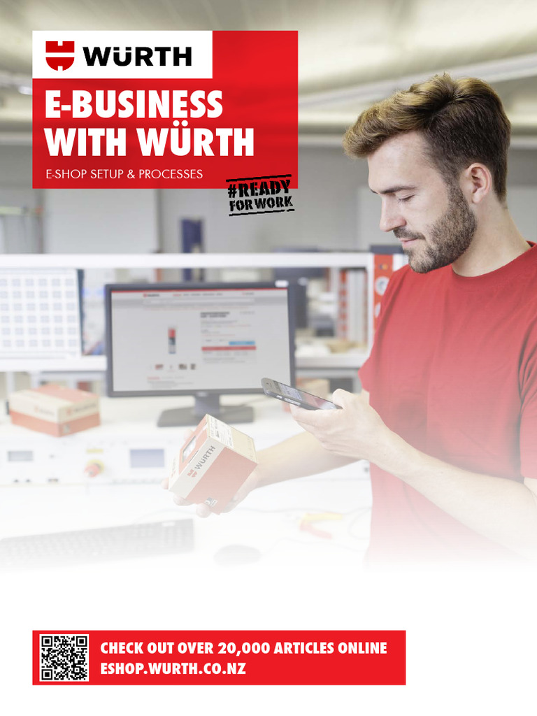 Wurth E-Shop Setup Guide | PDF | Barcode | Online Shopping