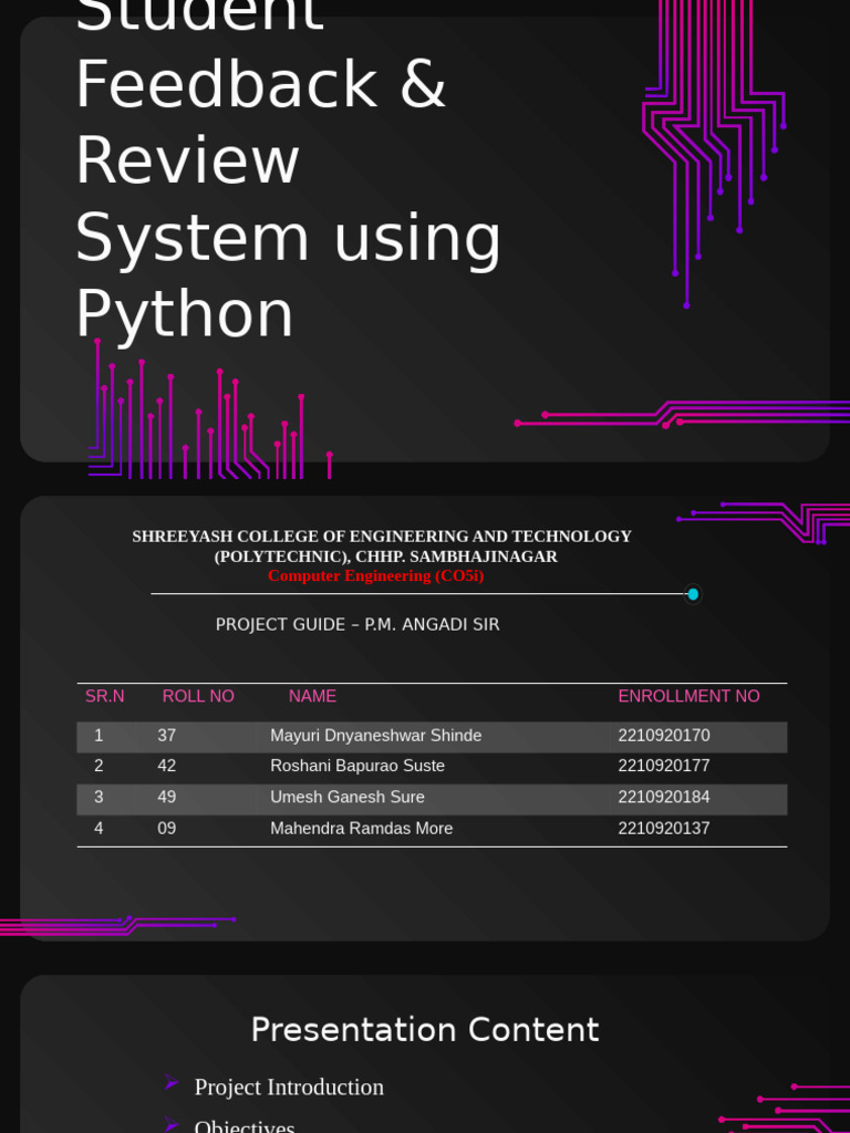 SFRSP2 | PDF | Feedback | Analytics