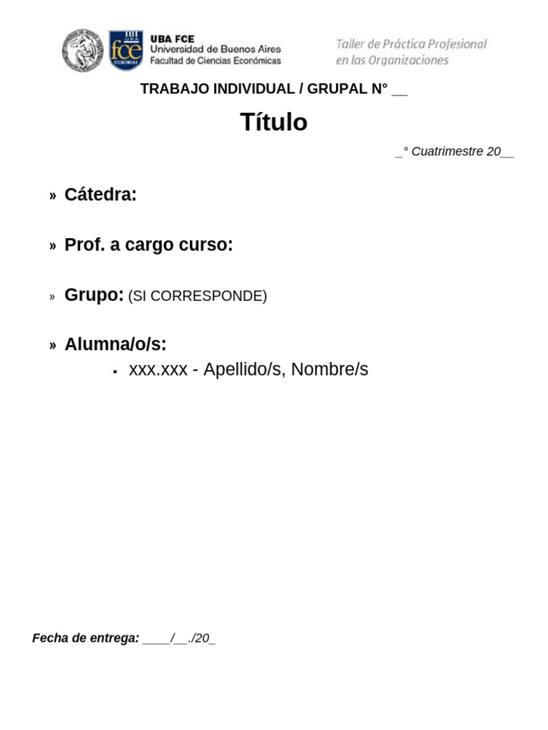 Portadas TP | PDF