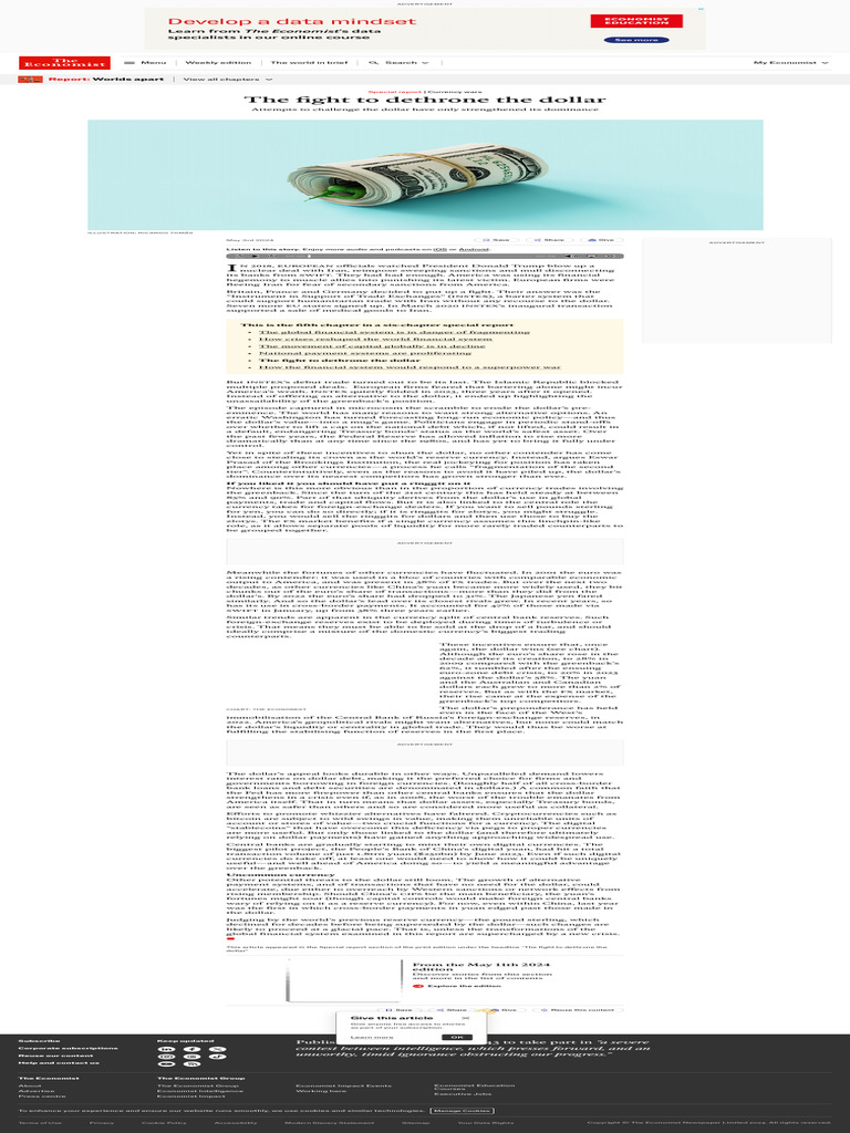 The Fight To Dethrone The Dollar | PDF | United States Dollar | Currency