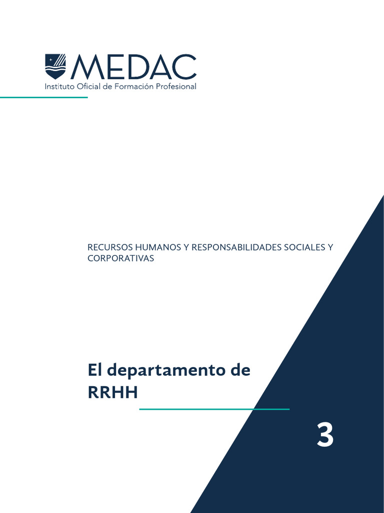 PDF. Recursos Humanos y Responsabilidad Social Corporativa. Tema 3 | PDF | Gestión de recursos ...