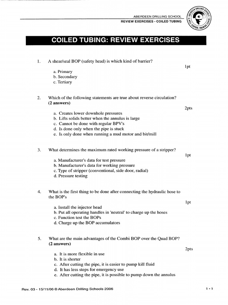 coiled tubing rev ex | PDF