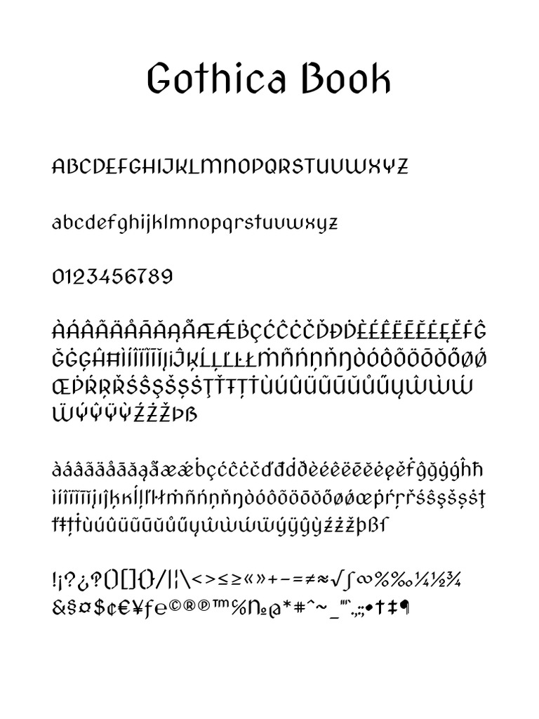 Gothica Book | PDF