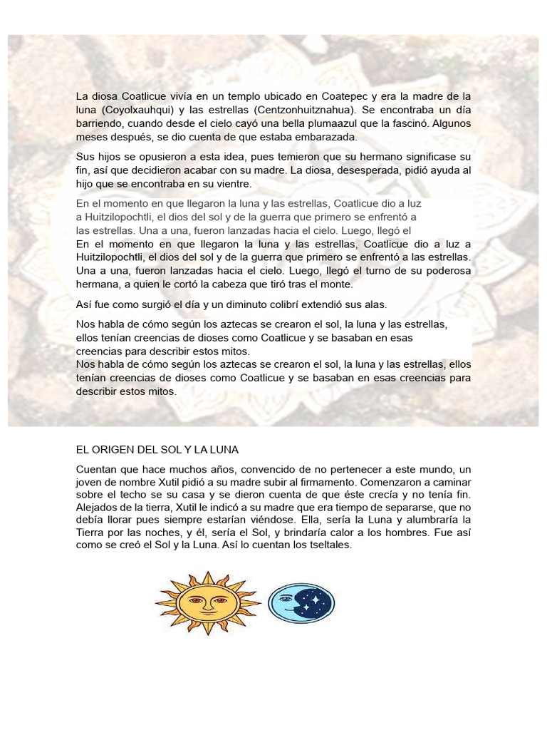 Sol y Luna | PDF