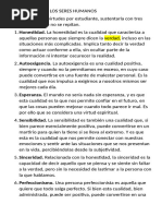 Cualidades y Defectos - Lista de 42 Ejemplos | PDF | Orgullo | Tolerancia