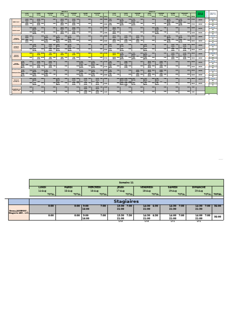 Horaires LV1 LV2 LV3 | PDF