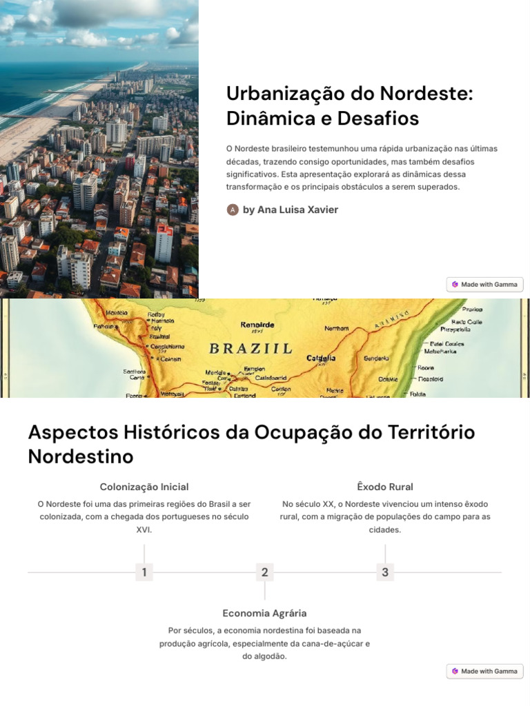 Urbanizacao Do Nordeste Dinamica e Desafios JJJ | PDF | Urbanização ...