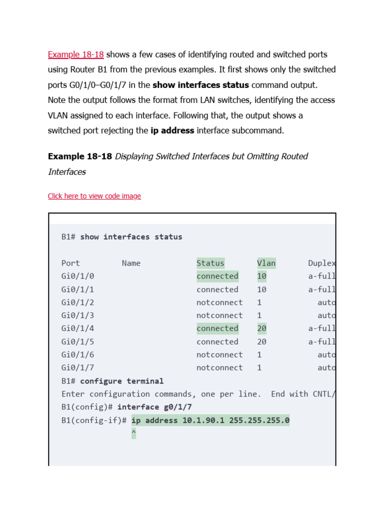 CCNA 200-301: Chapter 18 Review Guide | PDF | Network Switch | Router (Computing)