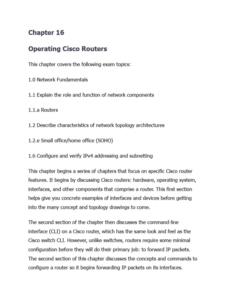 CCNA 200-301 Official Cert Guid - Wendell Odom - New - Parte100 | PDF ...