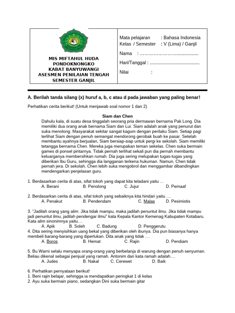 Asts Bindo Siap Print | PDF | Seni & Disiplin Bahasa | Fiksi Umum