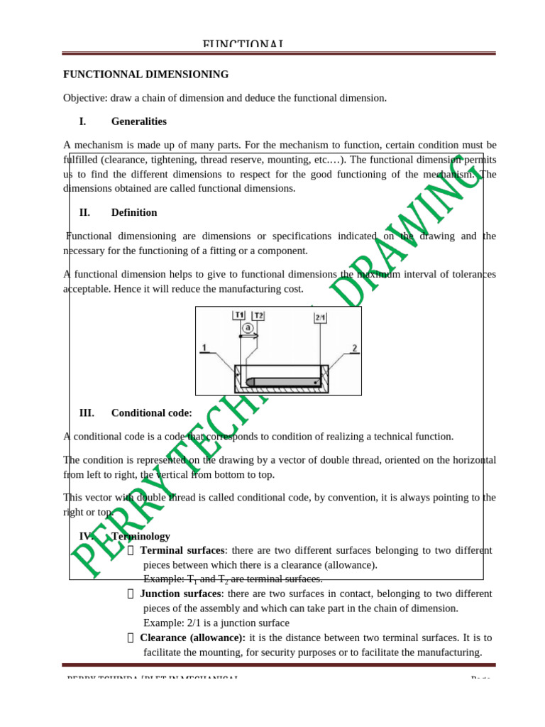 Functional Dimensioning Guide | PDF | Engineering Tolerance | Dimension