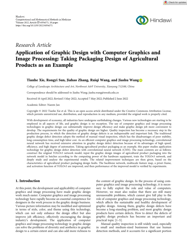 Computational and Mathematical Methods in Medicine - 2022 - Xie ...
