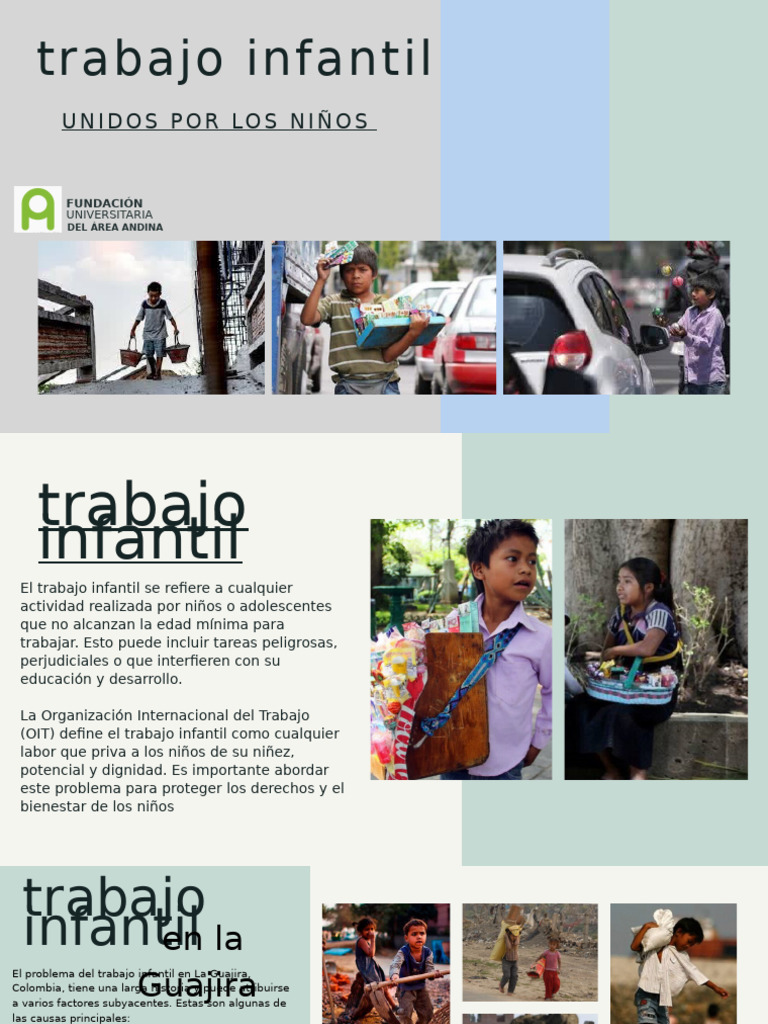 Trabajo Infantil en La Guajira: Causas y Soluciones | PDF | Trabajo ...