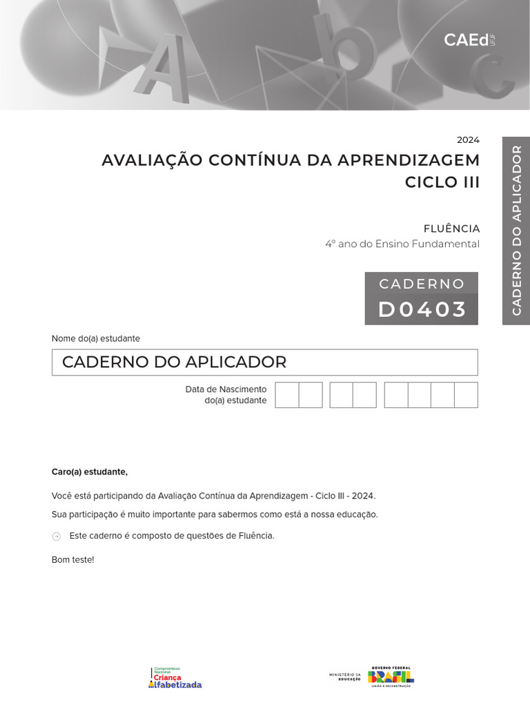 Avaliação CNCA | PDF | Pinguim